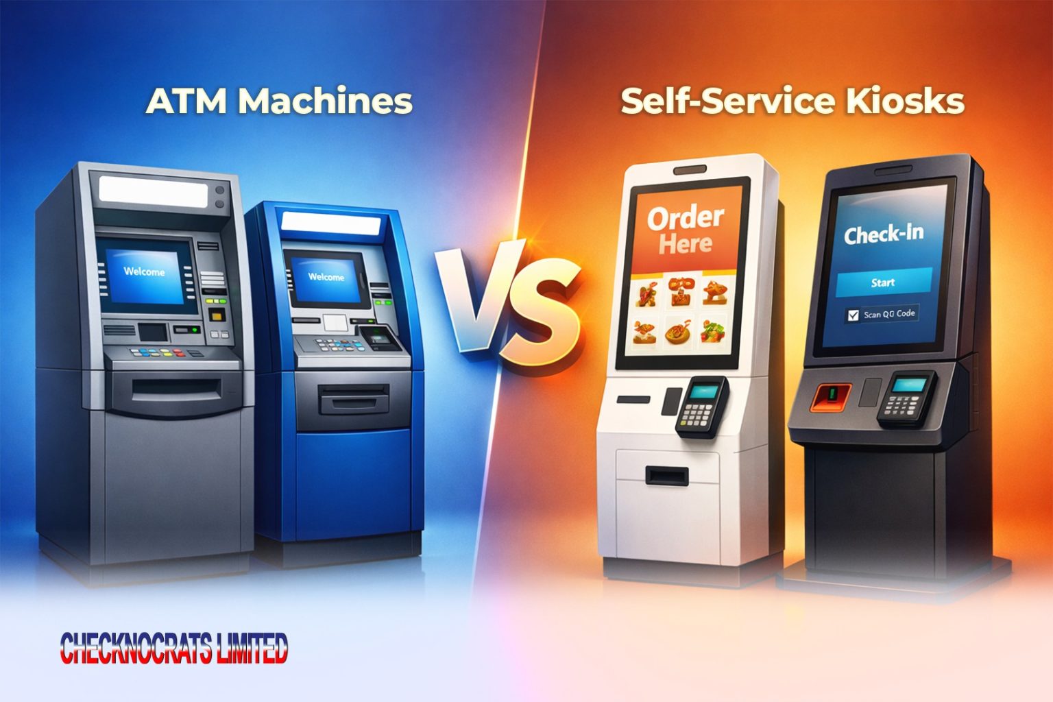 ATM Machines vs Self-Service Kiosks: Understanding Differences
